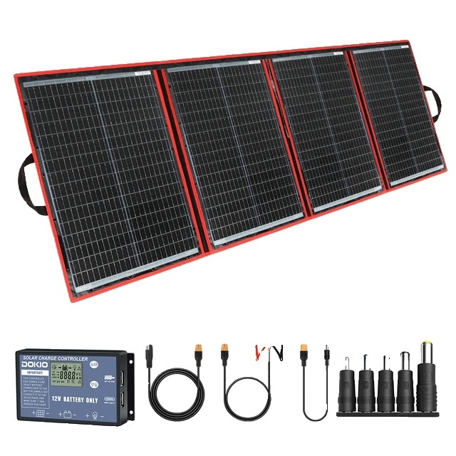 Panou Solar Pliabil Portabil, 200W, 18V 80W, Controller 12V - eMAG.ro