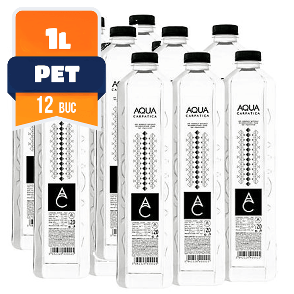 Apa minerala plata AQUA CARPATICA bax 12 x 1 L - eMAG.ro