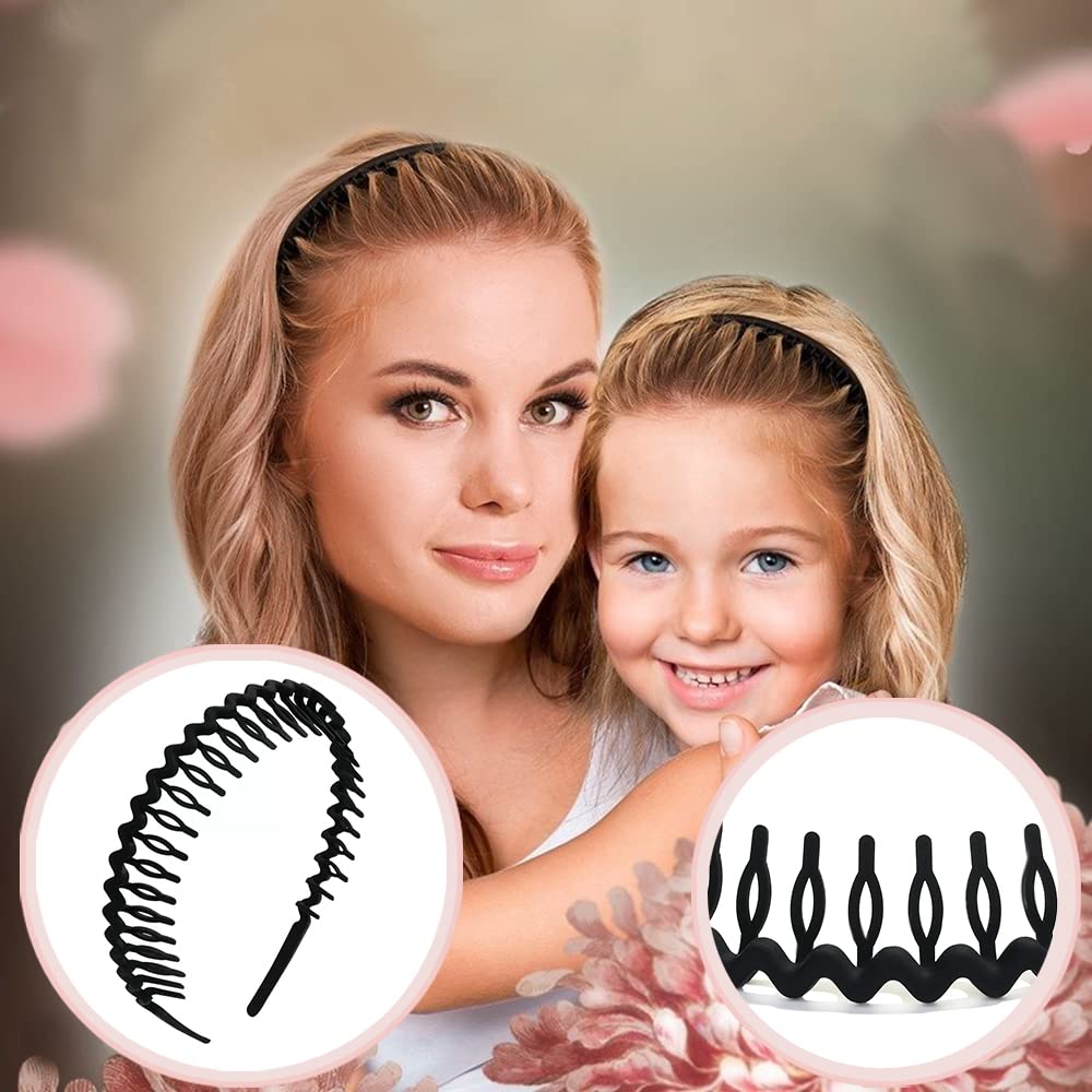 Set 8 Bentite de par, OVERTANG, Plastic, Negru - eMAG.ro