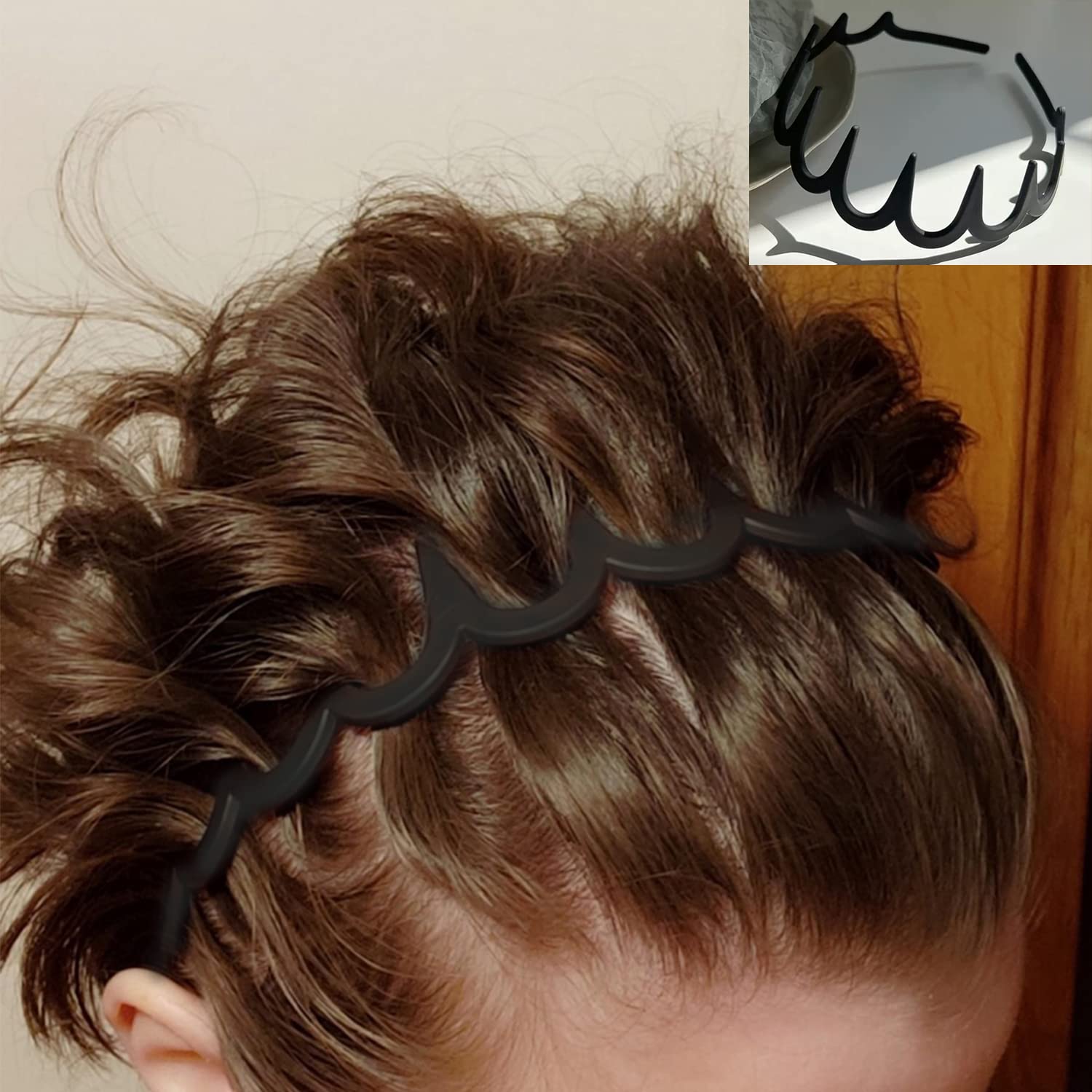 Set 8 Bentite de par, OVERTANG, Plastic, Negru - eMAG.ro