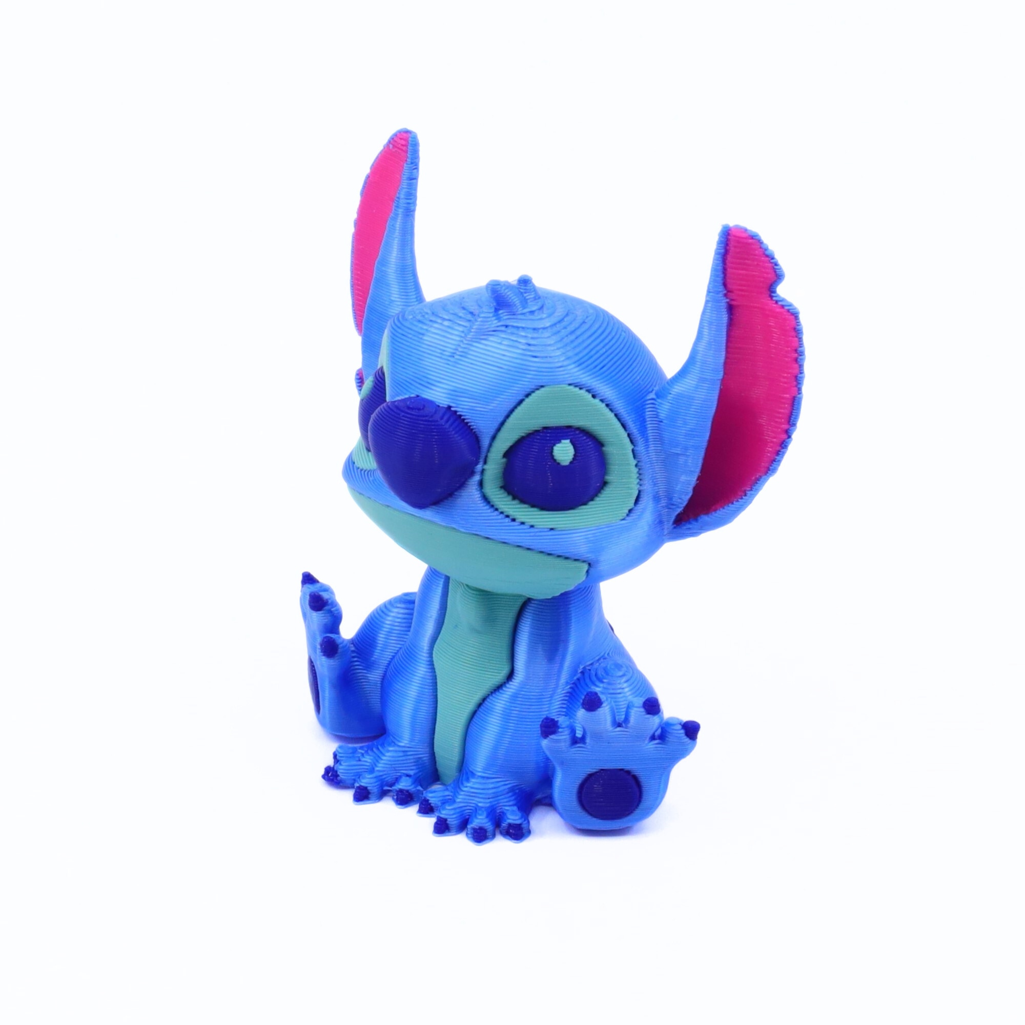 Figurina 3D Stitch v2, printat 3D, 8 cm - eMAG.ro