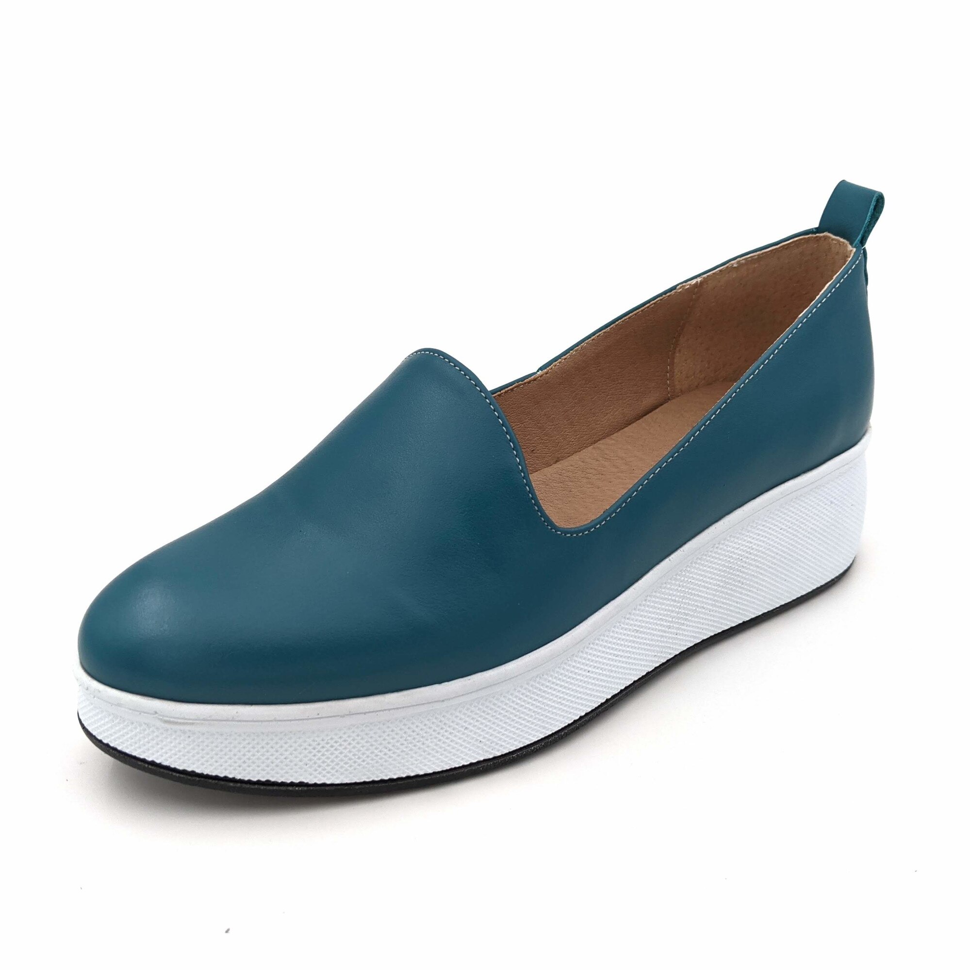 Pantofi flatform din piele naturala - eMAG.ro