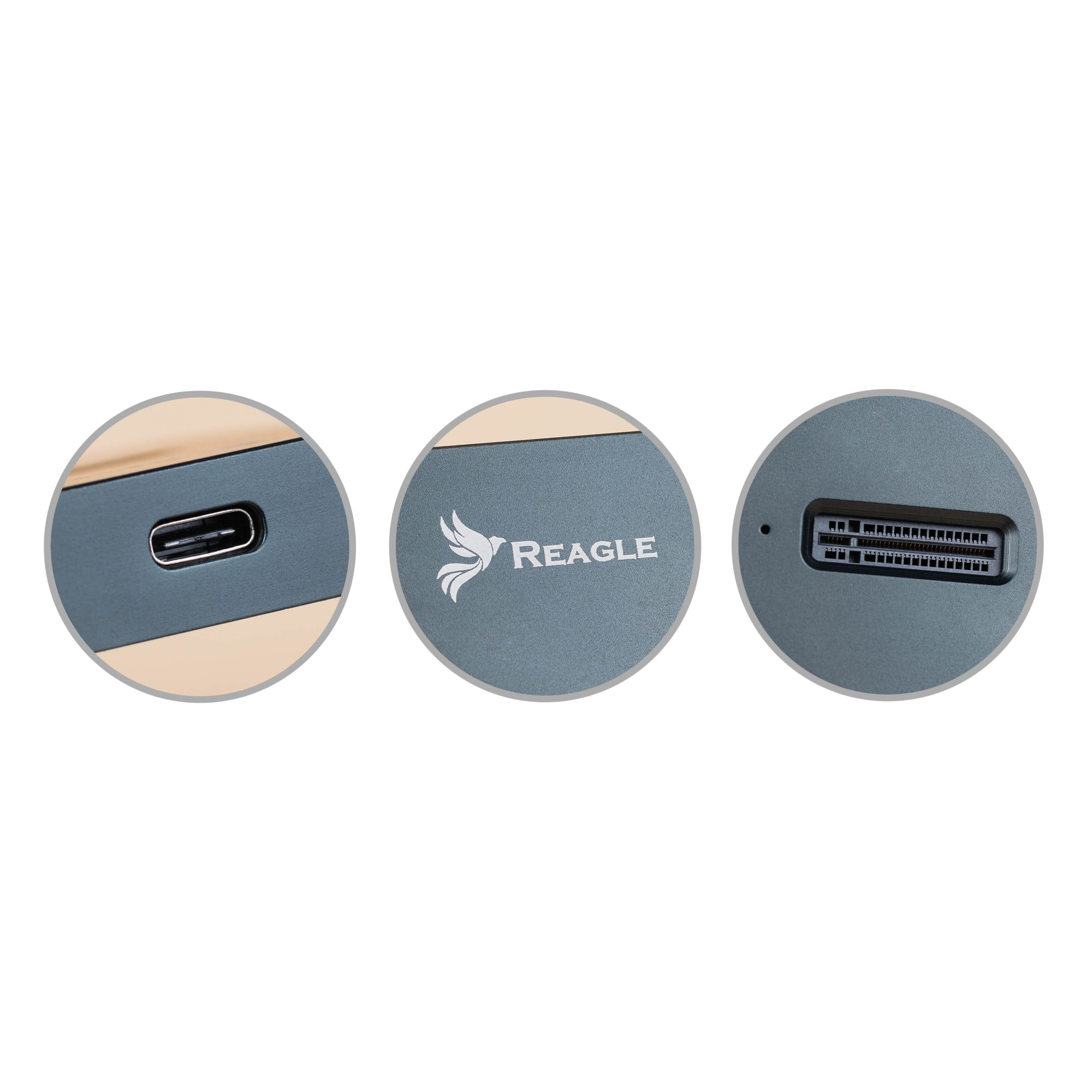 Adaptor SSD M.2 Nvme Sata Drive Pocket USB-C 3.2 Reagle - eMAG.ro
