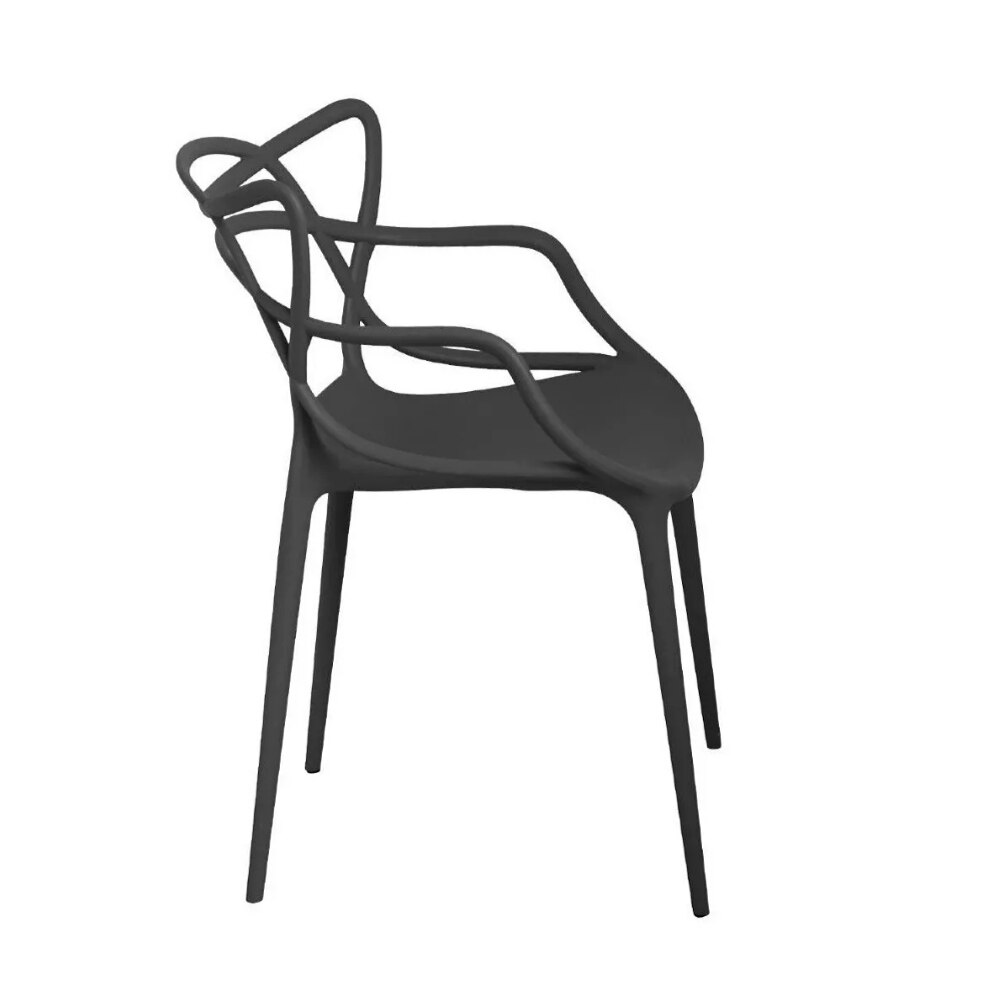 Scaun PP601 Plastic Negru, 81, 5 x 51, 5 x 44, 5 cm - eMAG.ro