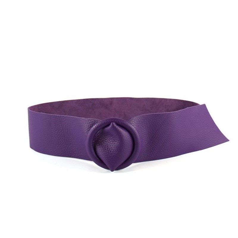 Curea dama lata mov piele naturala - eMAG.ro