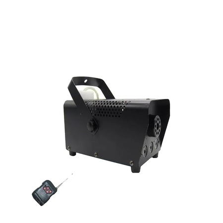 Masina fum LED, telecomanda, multicolor, 500W, 0.3L, negru - eMAG.ro