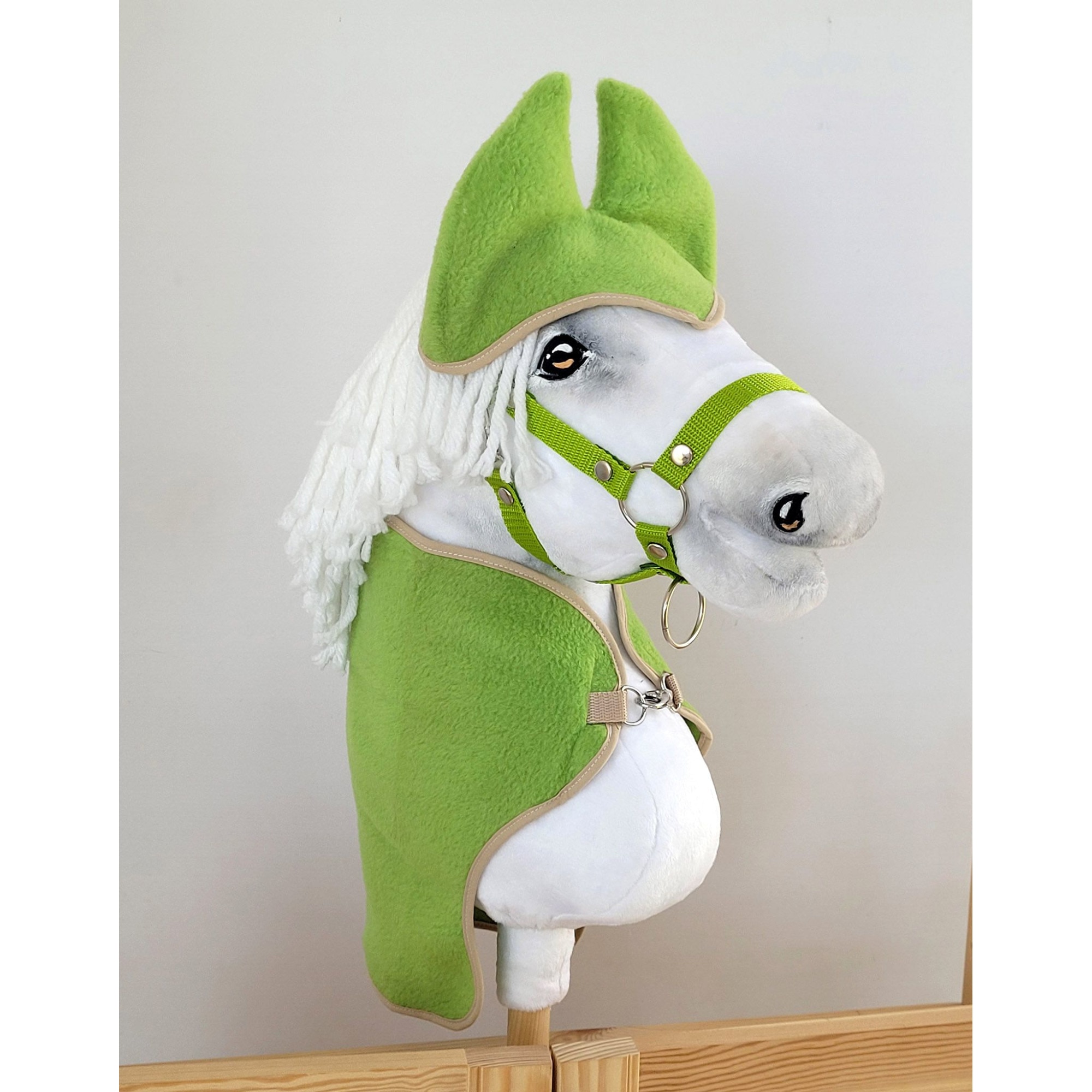 Set 2 accesorii imbracaminte pentru cal de jucarie, Super Hobby Horse ...