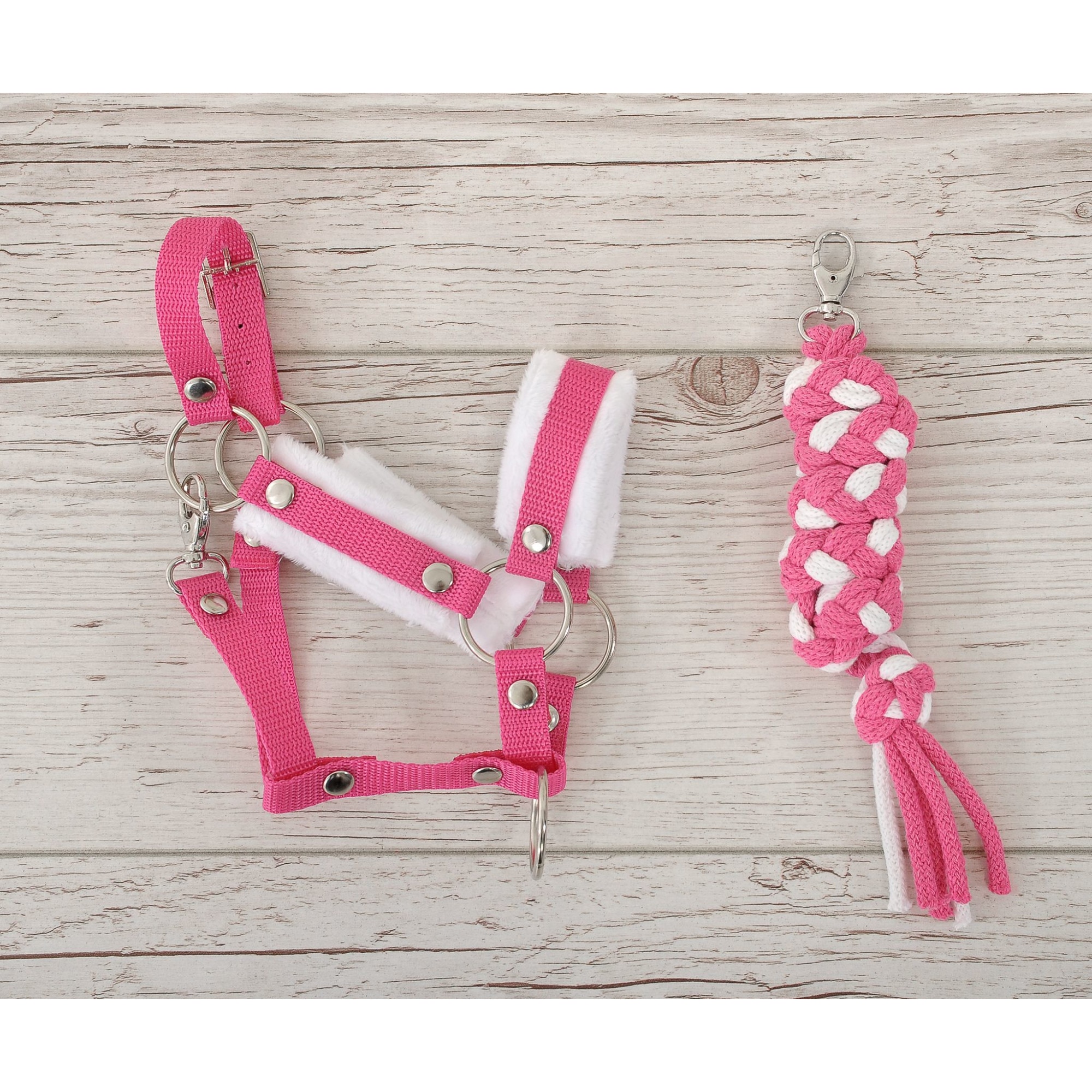 Set capastru/franghie pentru cal de jucarie, Super Hobby Horse, Bumbac ...