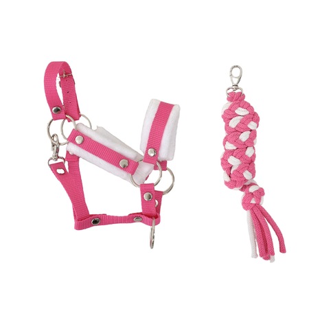 Set capastru/franghie pentru cal de jucarie, Super Hobby Horse, Bumbac ...