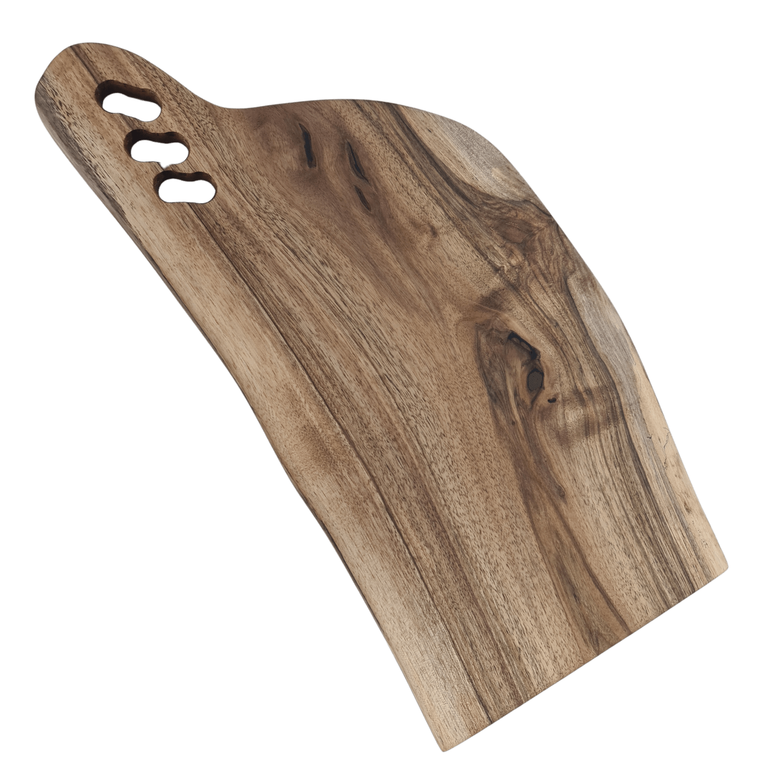 Tocator Handmade din Lemn de Nuc cu Insertii de Rasina (Model 5) - eMAG.ro