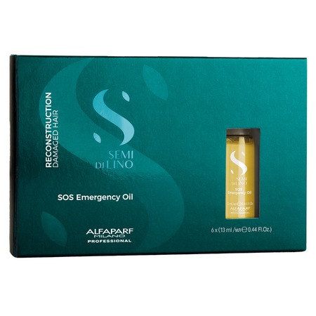 Set 2 x 6 Fiole Ser Tratament de Reconstructie, Alfaparf Semi di Lino ...