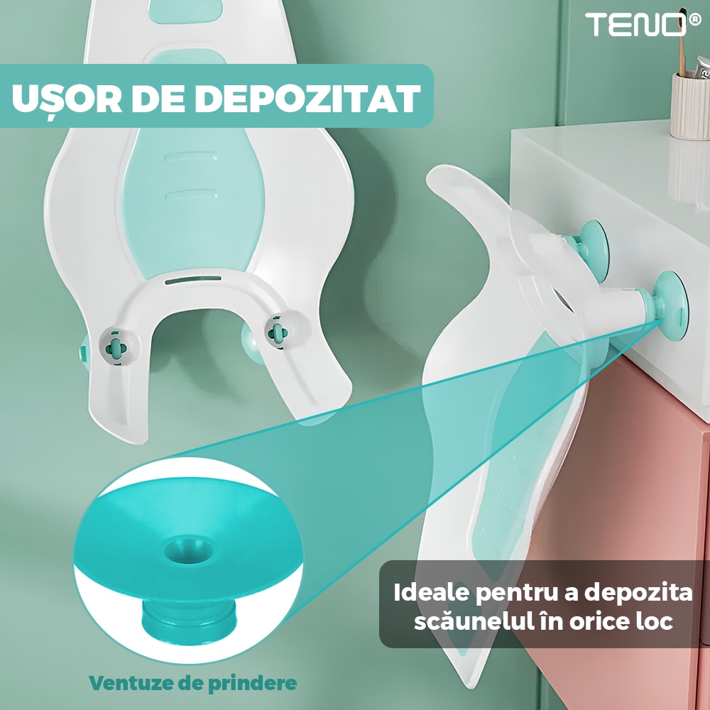 Scaun Portabil de Baie Teno®, nou-nascuti si bebelusi, cu suport ...