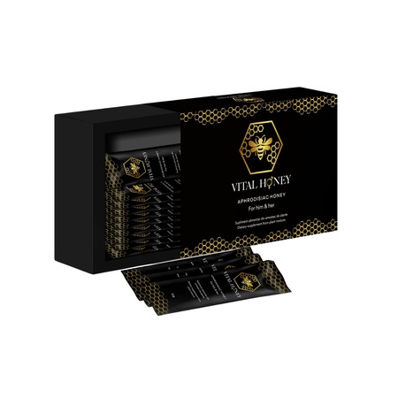 Supliment alimentar Vital Honey 12plicuri x 12g pentru potenta, 100% ...