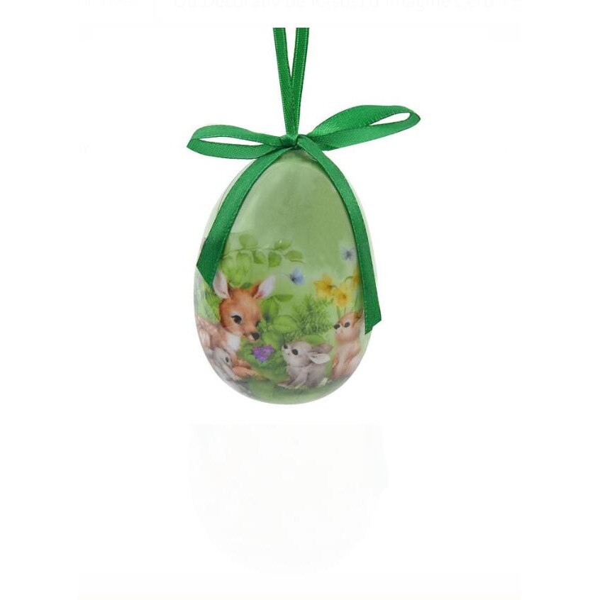 Ou Decorativ de Paste cu Imagine Cerb 7.5cm - eMAG.ro