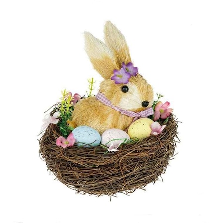 Cuib Decorativ de Paste cu Iepure Oua - eMAG.ro