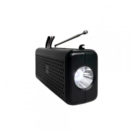 Radio portabil FM, cu incarcare solara si manuala, boxa bluetooth ...