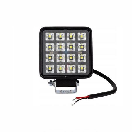 Proiector lucru 90x90, LED, 12-24V, 15W, 1844lm, flood, cu intrerupator ...