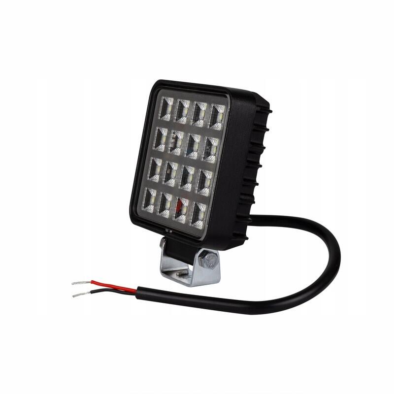 Proiector lucru 90x90, LED, 12-24V, 15W, 1844lm, flood, cu intrerupator ...