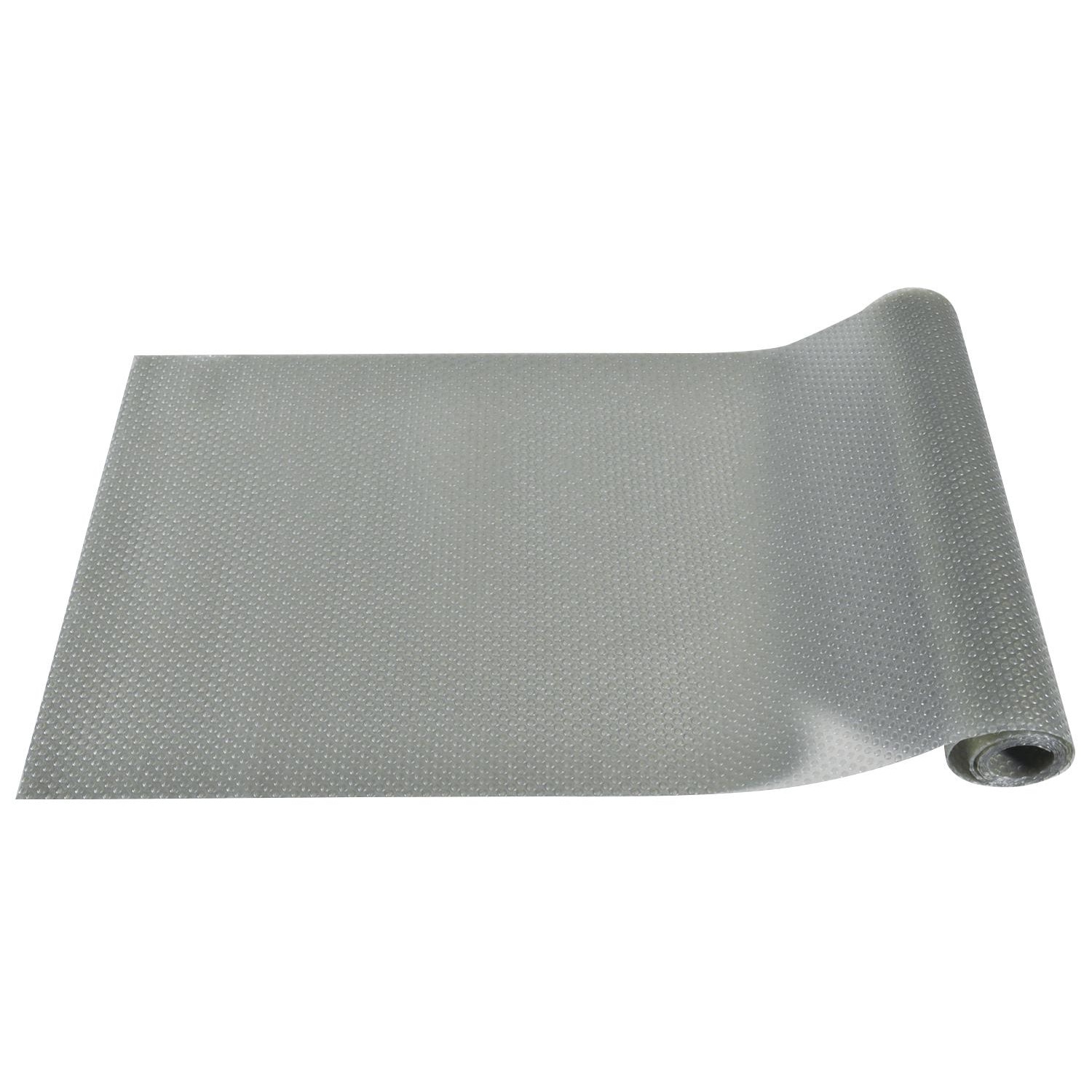 Нехлъзгащо фолио за чекмеджета и рафтове, PVC, 30 х 1,5 м, тъмно сиво ...