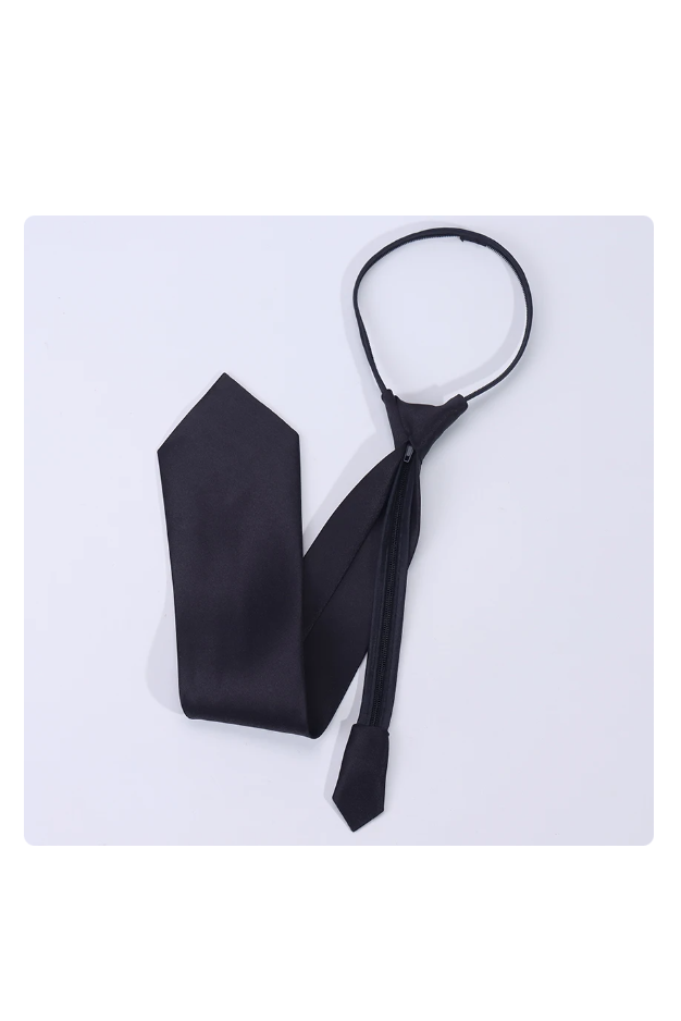 Cravata Unisex Neagra, 42 CM - eMAG.ro