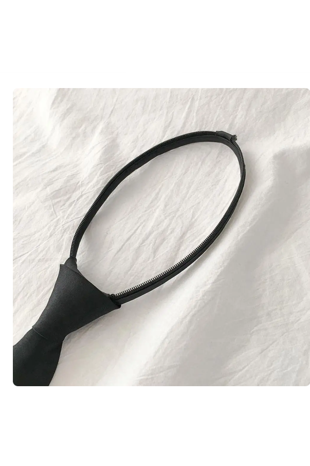 Cravata Unisex Neagra, 42 CM - eMAG.ro