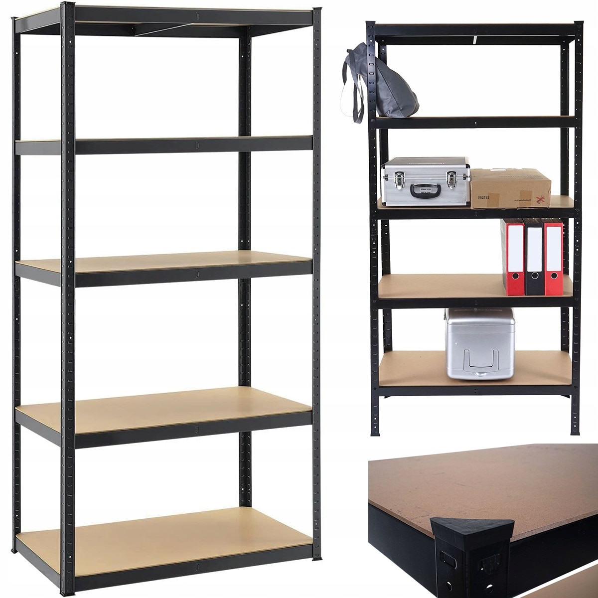 Raft de depozitare CHOMIK, 5 nivele, 180x90x30, capacitate de incarcare ...