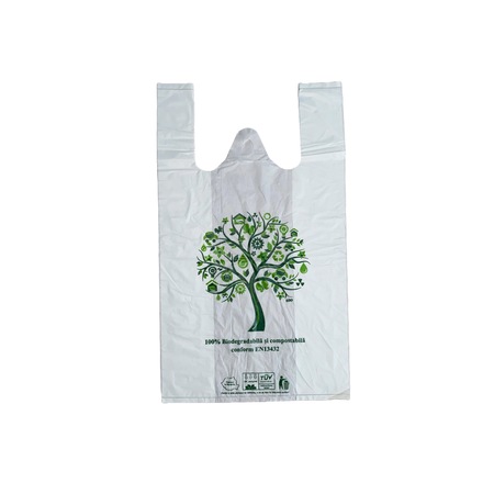Set 100 bucati, Pungi Biodegradabile, tip Maieu, 230x400mm, EcoTree ...