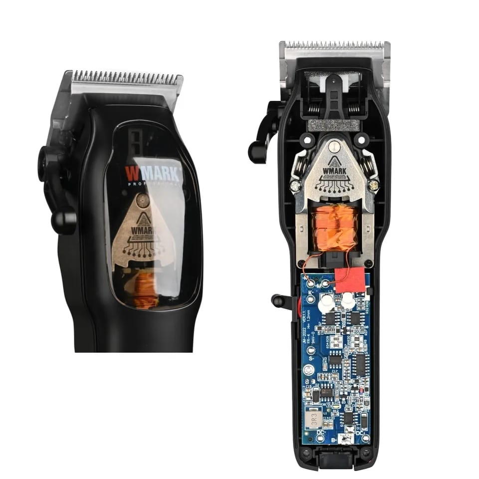 Masina de tuns profesionala Wmark NG-9003 cu acumulator, motor magnetic ...