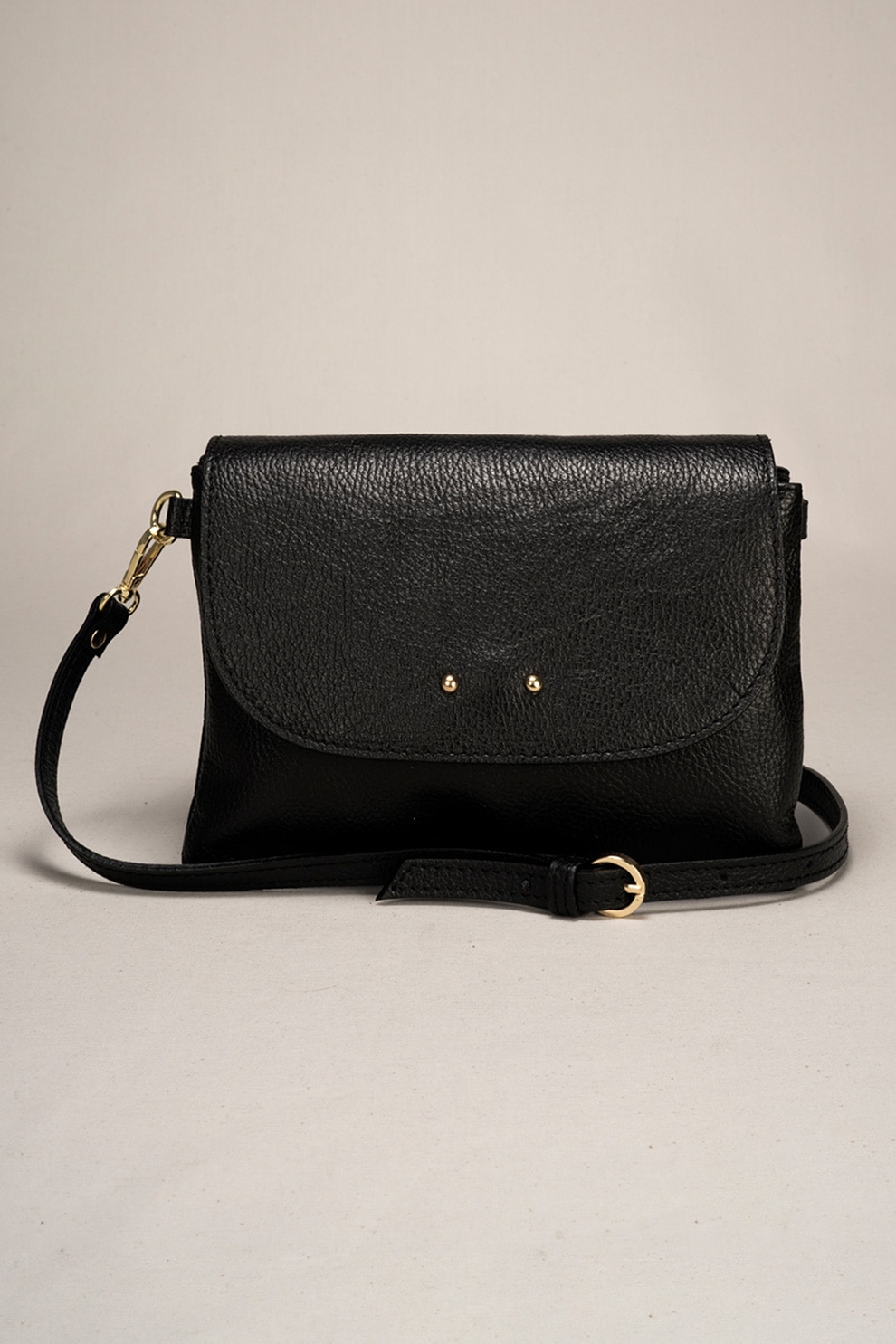Massimo Castelli, Geanta crossbody de piele, Negru - eMAG.ro