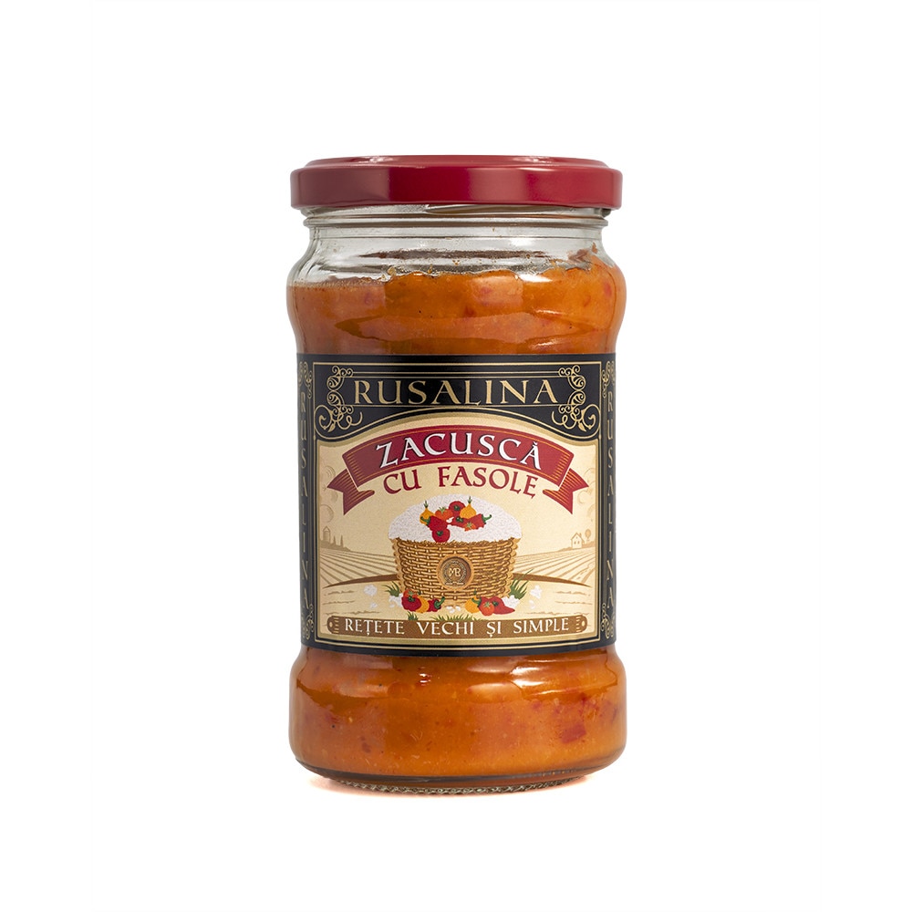 Zacusca cu fasole, Rusalina, 280 g - eMAG.ro