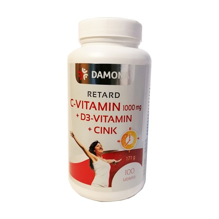 Vitamina C, RETARD, 1000mg, D3, Zn, 100 tablete - eMAG.ro