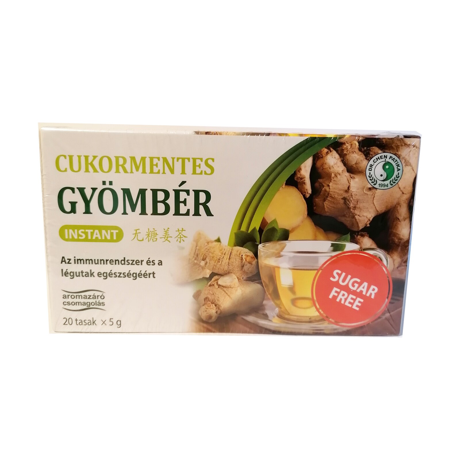 Ceai Instant de ghimbir, Fara zahar, 20 plic - eMAG.ro