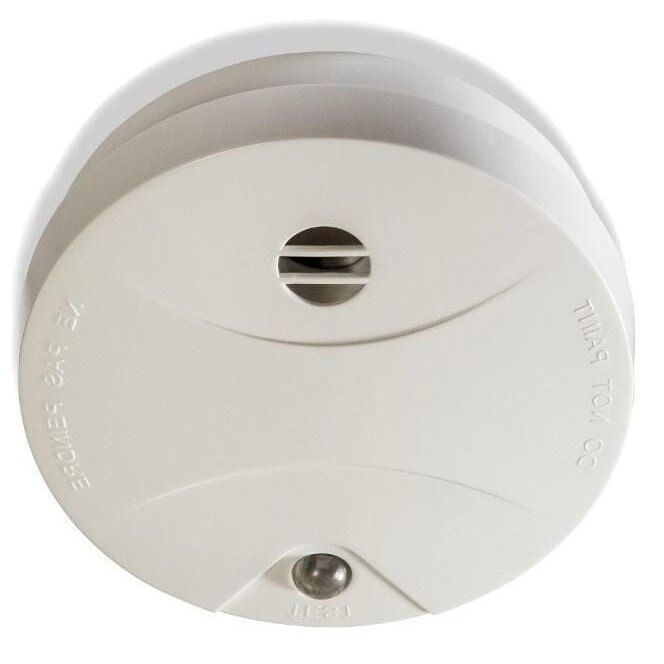 Senzor de fum Standalone, baterie 9V inclusa, Alarma sonora puternica ...