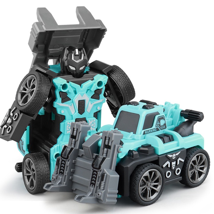 Masina robot interactiva, 2 in 1, LLUNNA, deformabil prin coliziune ...