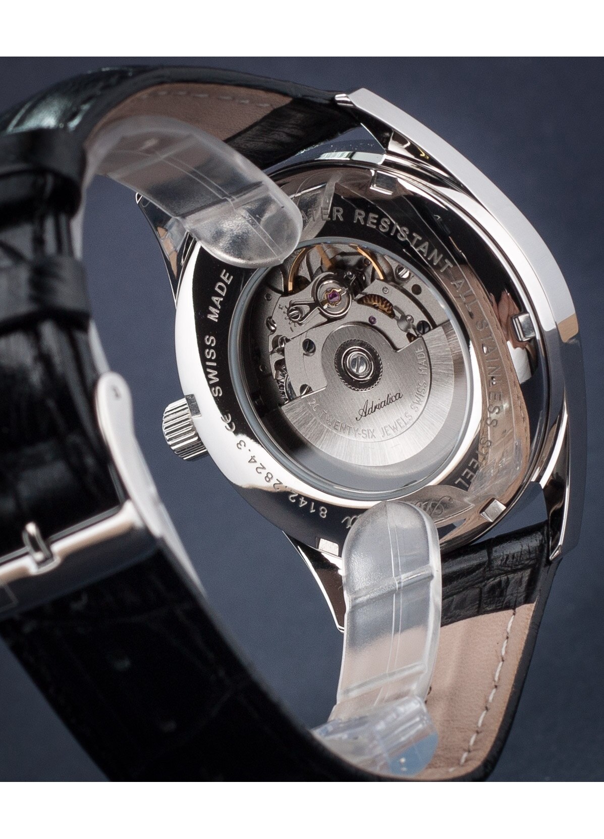 Ceas pentru barbati, Adriatica, Automatic, ETA 2824, Negru, Argintiu ...