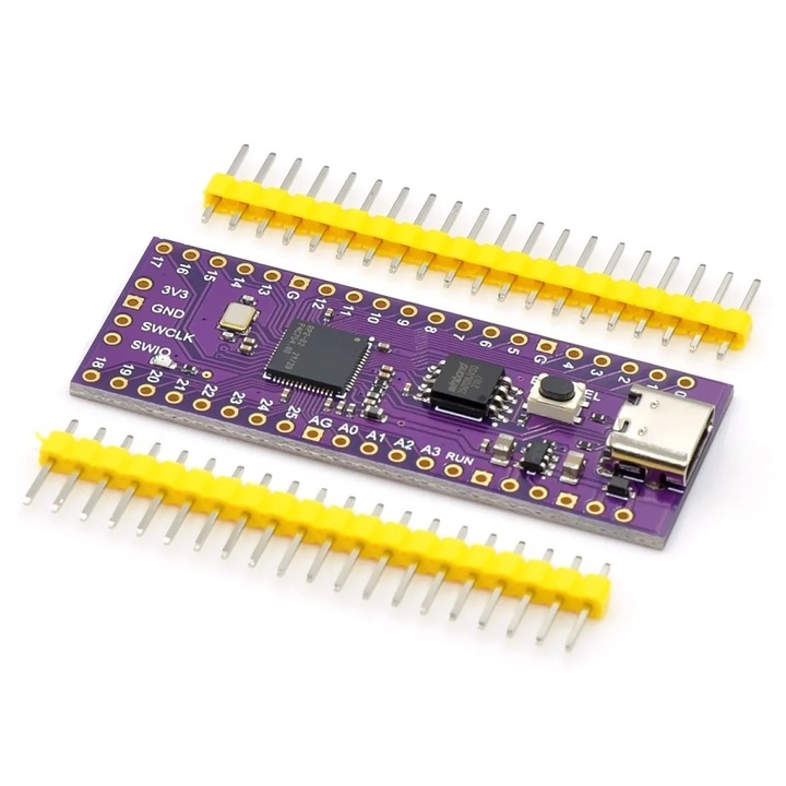 Microcontroler Raspberry Pi Pico rp2040, 16MB flash, usb-c - eMAG.ro