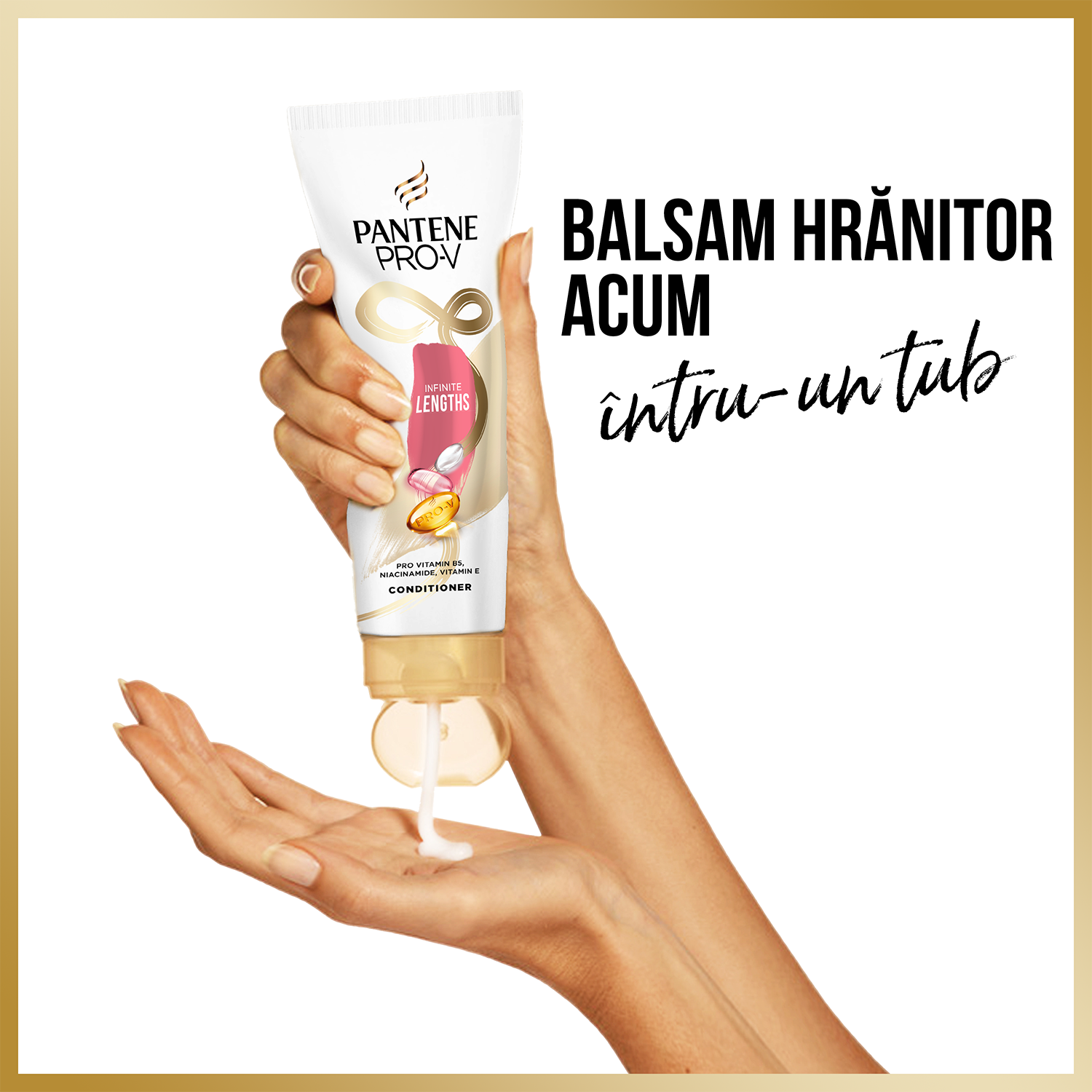 Balsam Pantene Pro-V Infinite Length, intareste parul deteriorat, 220 ml - eMAG.ro