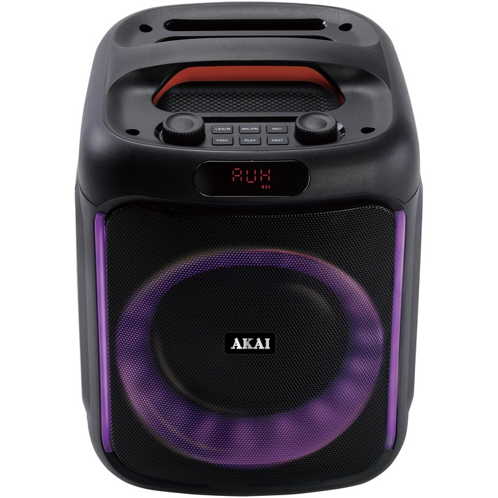 Boxa portabila Akai ABTS-V20, 20W, Bluetooth, Radio FM, USB, Negru ...