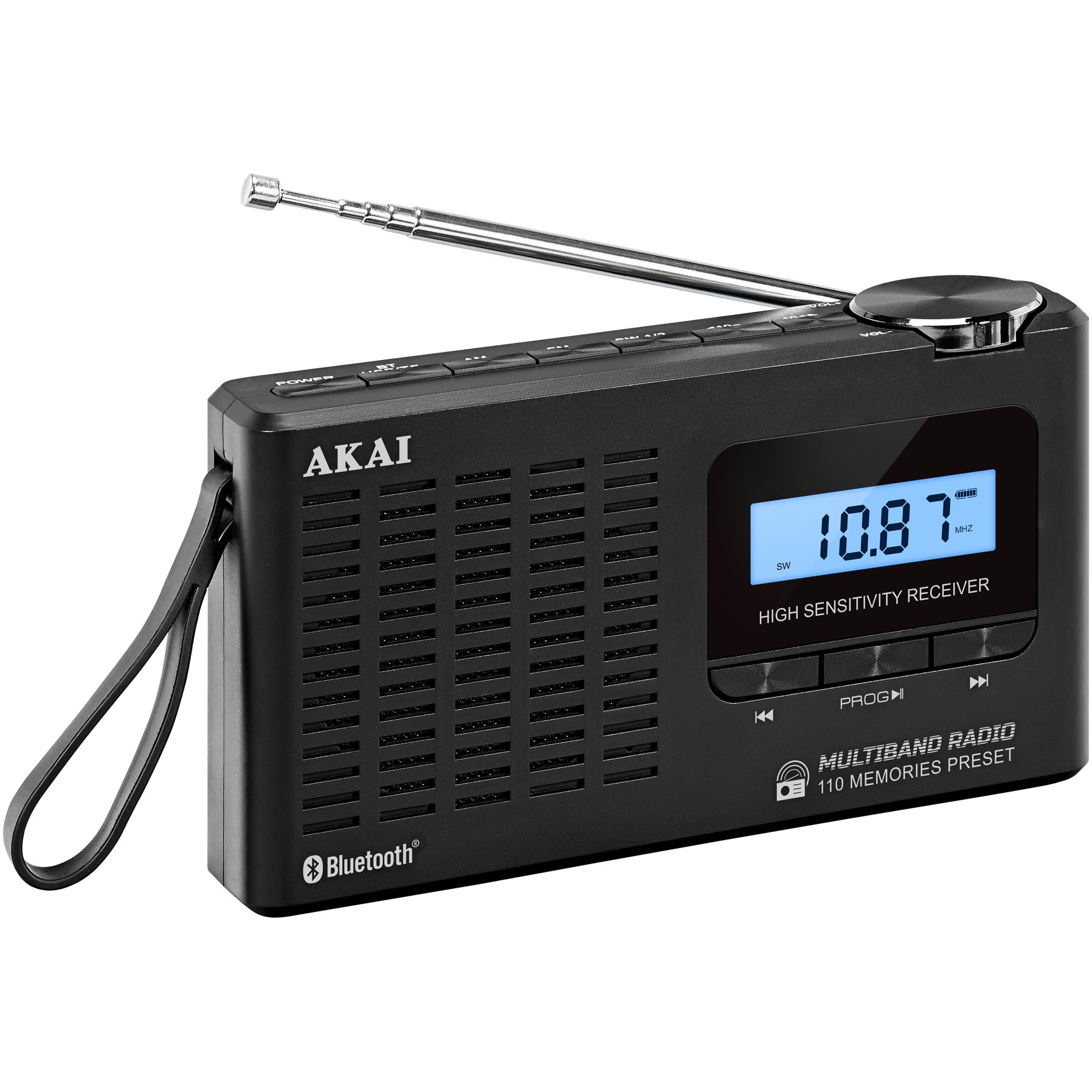 Radio portabil Akai APR-600, AM/FM, Bluetooth, Negru - eMAG.ro