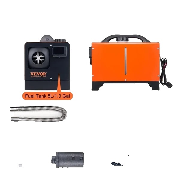 Incalzitor diesel portabil, Vevor, 12V 8KW, control LCD, protectie ...