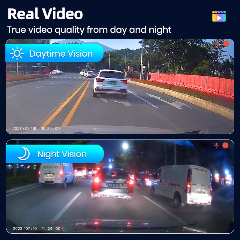 Camera auto Dashcam, Rezolutie 720P, Tehnologie ADAS, Negru - eMAG.ro
