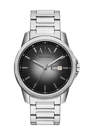 ARMANI EXCHANGE, Часовник от неръждаема стомана, Сребрист - eMAG.bg