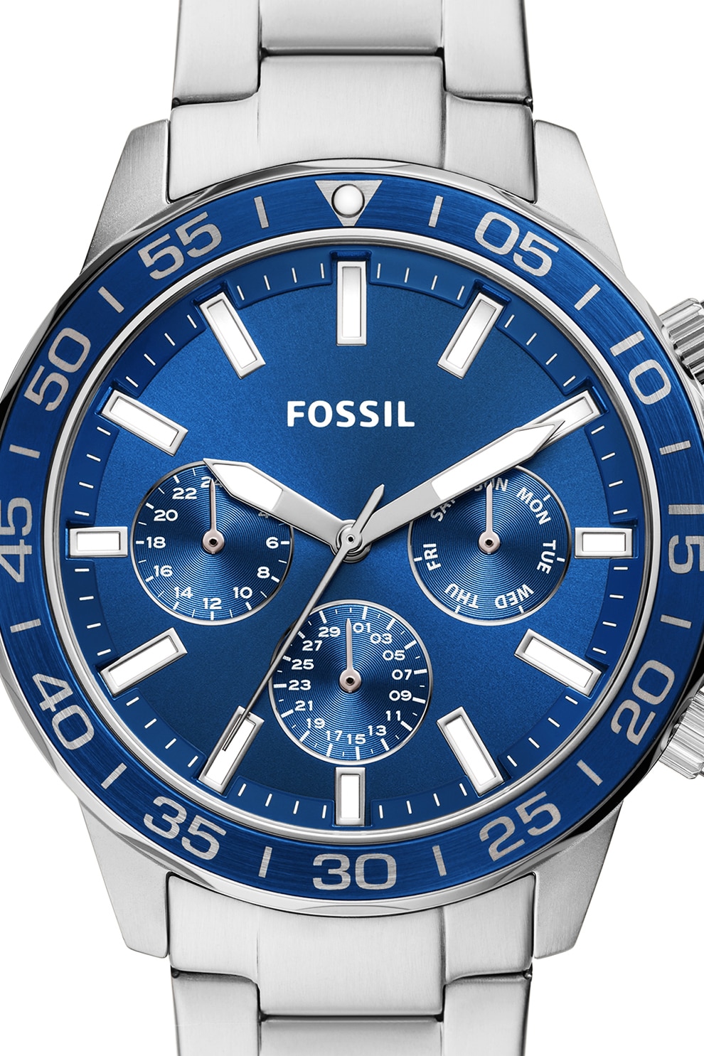 Fossil, Set de ceasuri cu functii multiple - 2 piese, Argintiu - eMAG.ro