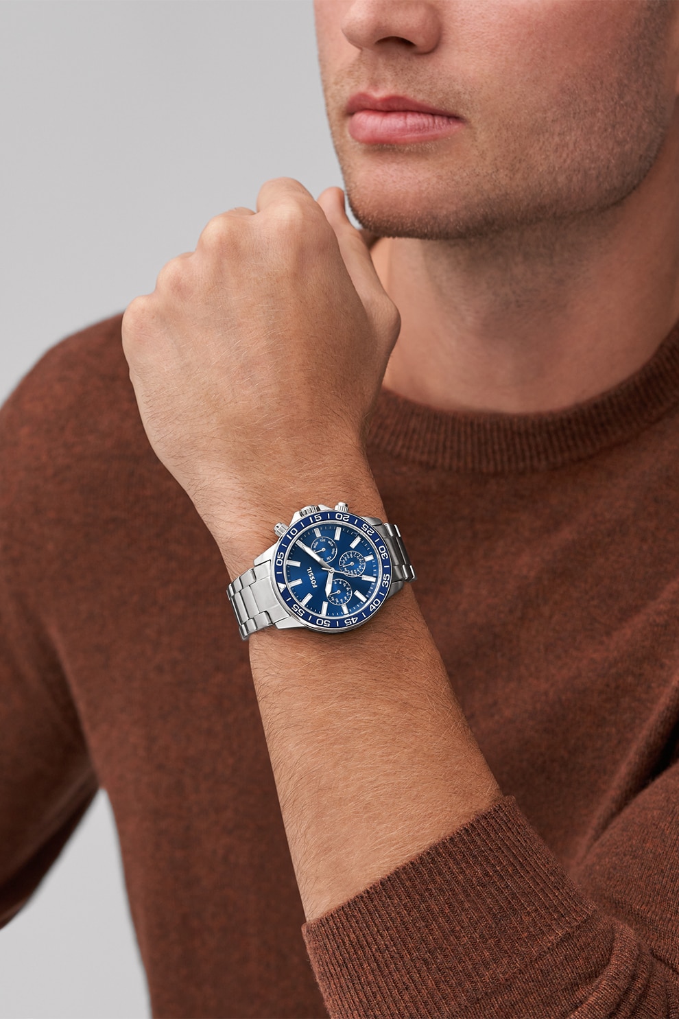 Fossil, Set de ceasuri cu functii multiple - 2 piese, Argintiu - eMAG.ro