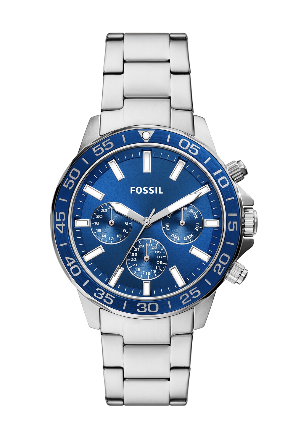 Fossil, Set de ceasuri cu functii multiple - 2 piese, Argintiu - eMAG.ro