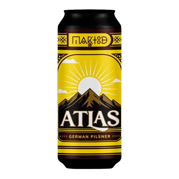 Bere artizanala Maktoob - Atlas, Lager, 4.9%, 440 ml - eMAG.ro