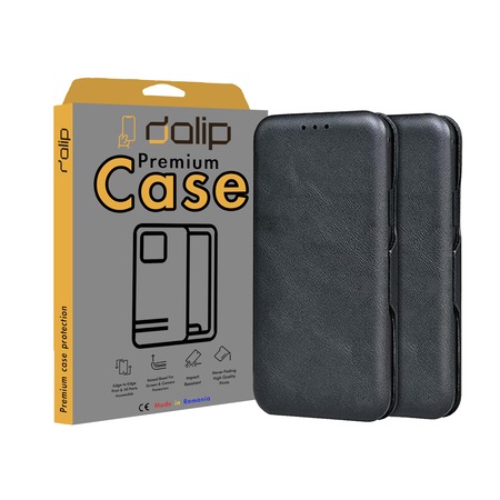 Кейс за Samsung Galaxy A35 5G, Dalip Flip Safe Protect, черен - eMAG.bg