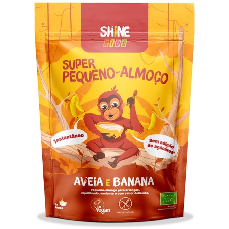 Cereale instant BIO pentru copii, cu ovaz si banane Shine, 300 g - eMAG.ro