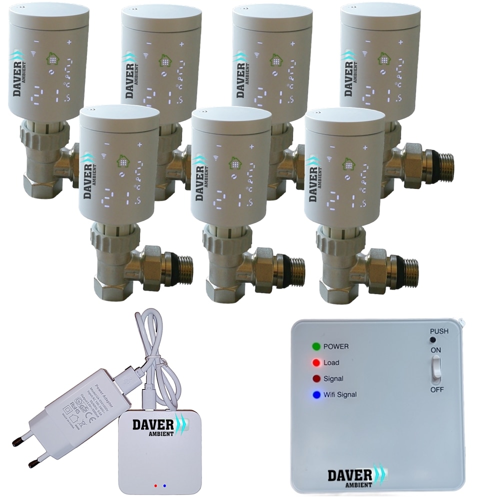 Pachet automatizare incalzire Perfect ZigBee Plus pentru centrala si 7 ...