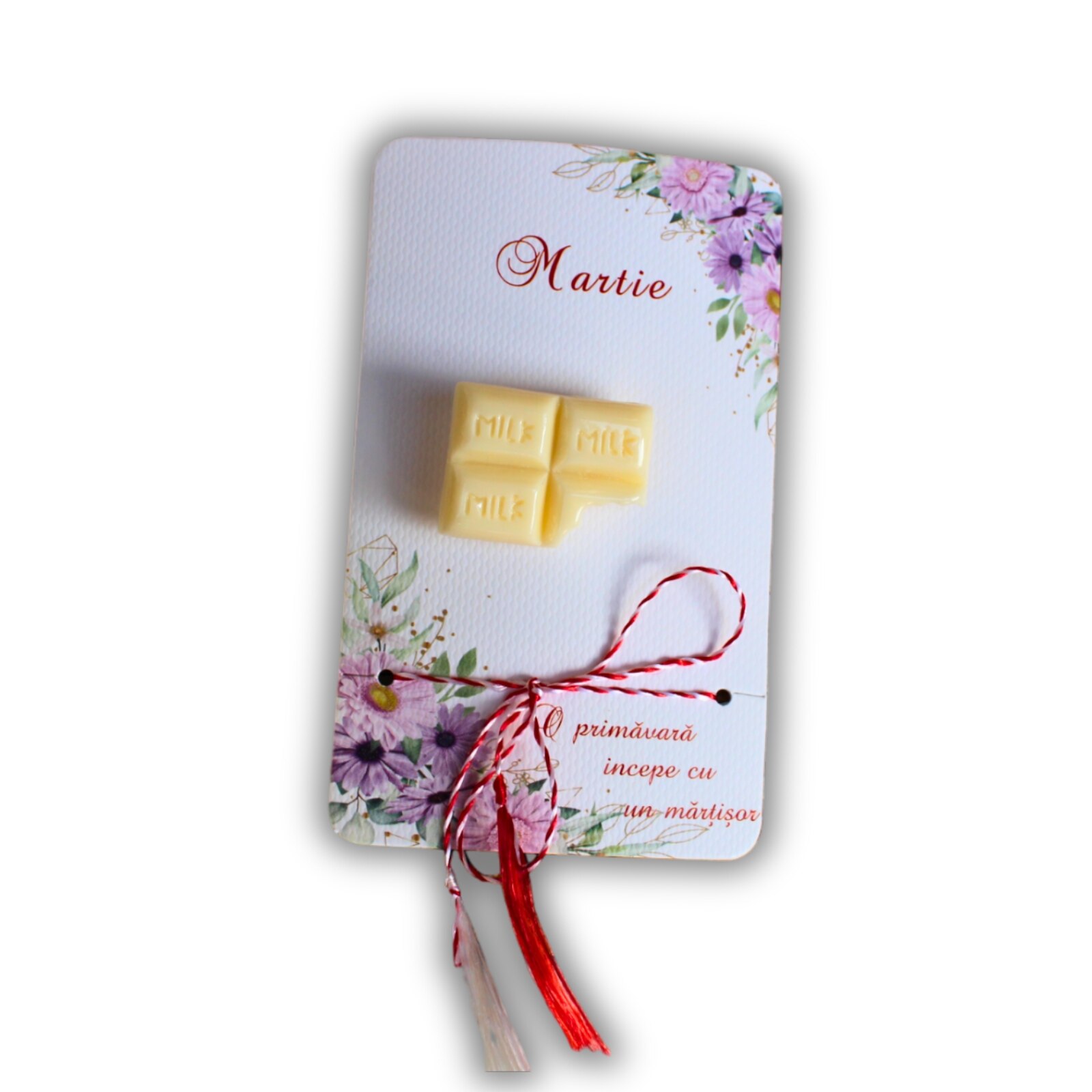 Martisor - Brosa Handmade 'Crinis - Piece of chocolate', Lut Polimeric ...